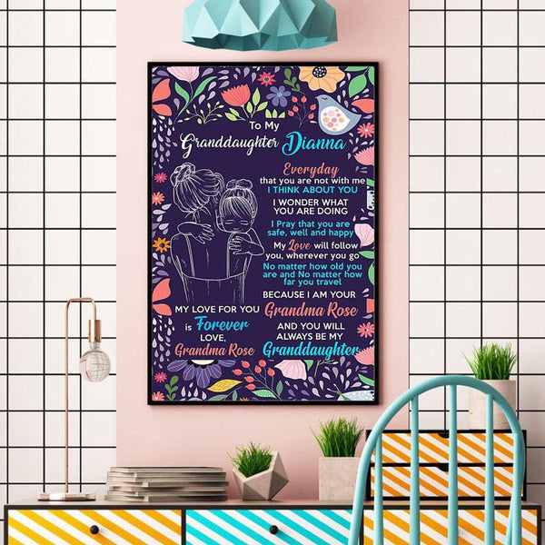 Granddaughter Premium Matte Poster - FL - Family First